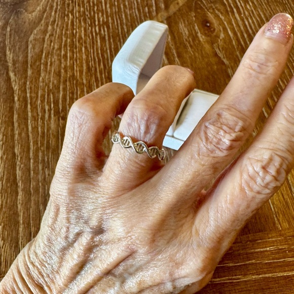 Jewelry | Sterling Silver Dna Double Helix Strand Ring 65 | Poshmark